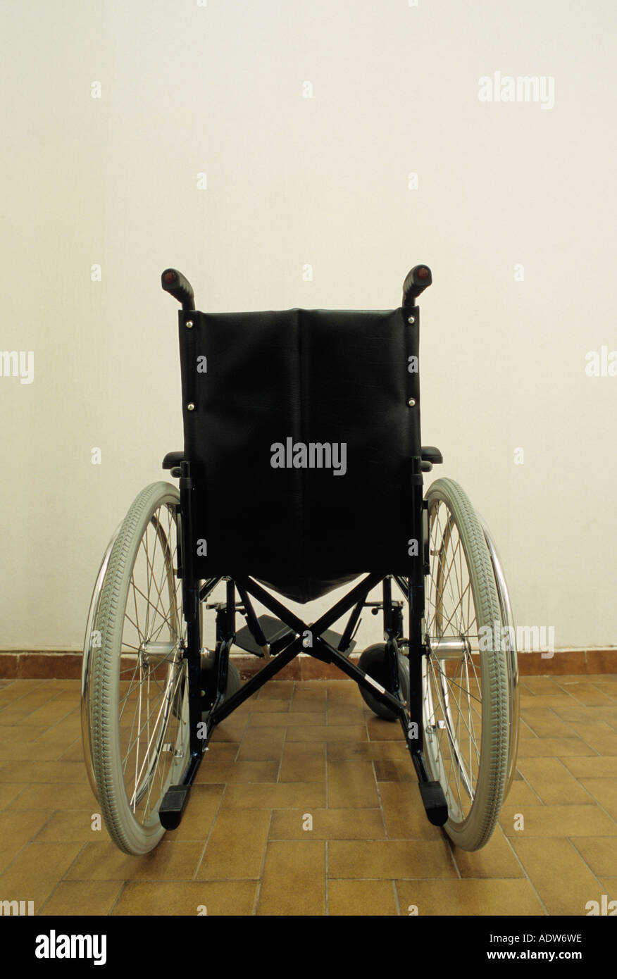wheelchair rear view Stock Photo - Alamy