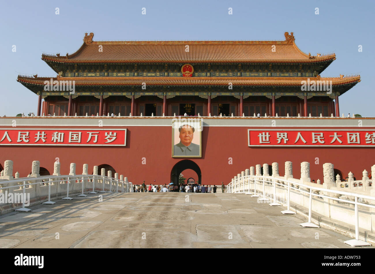 Gate of Heavenly Peace Tiananmen square Forbidden City Beijing China ...
