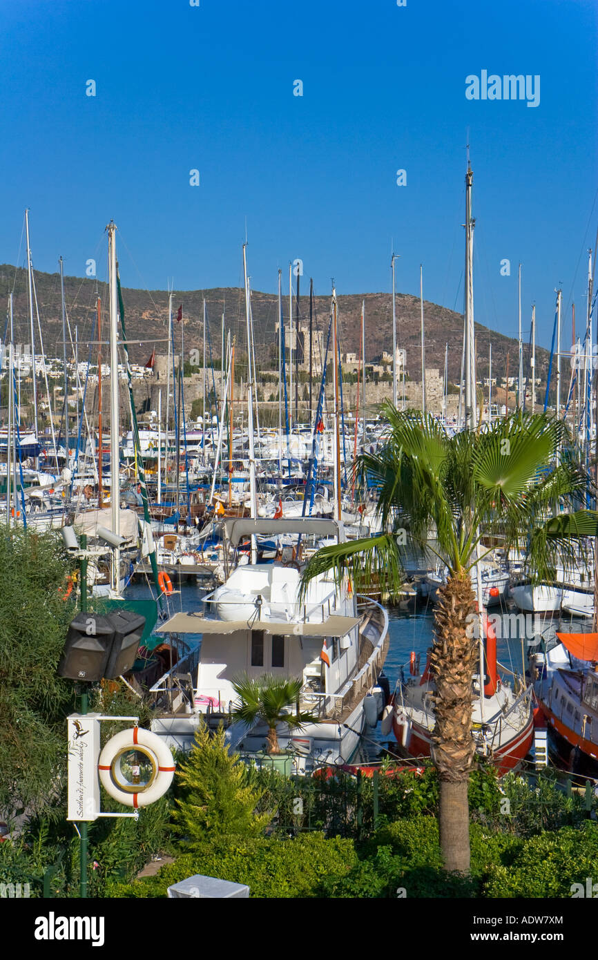 Sail Yachts in Bodrum Marina Turkey Stock Photo - Alamy