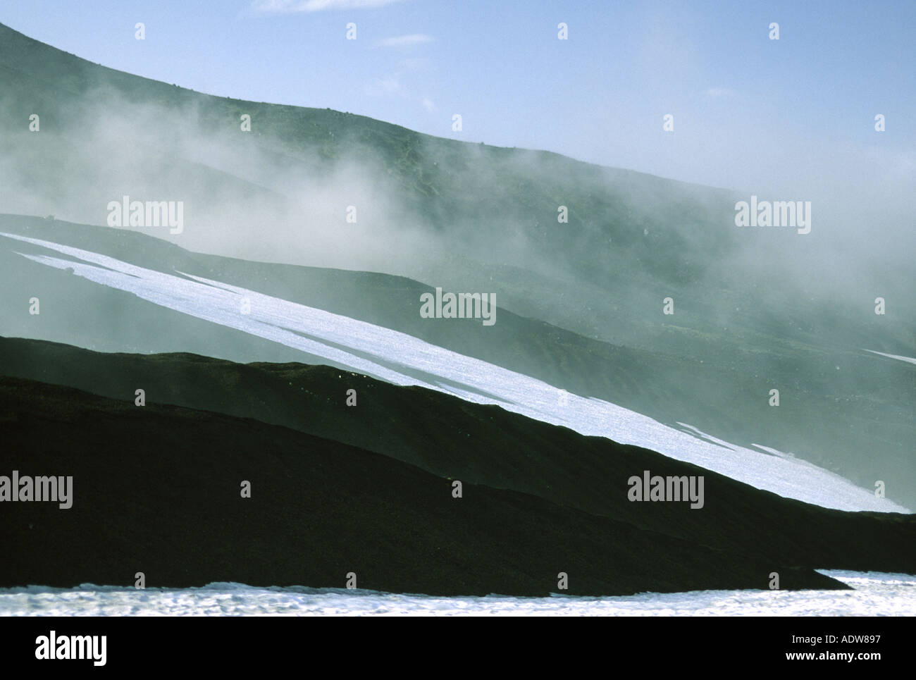 Volcanic plain nr Avacha volcano Kamchatka Russia Stock Photo - Alamy