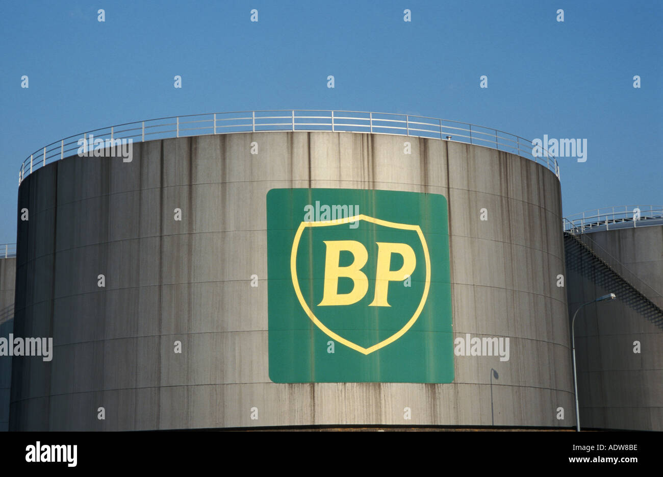 oil tank BP Stock Photo - Alamy