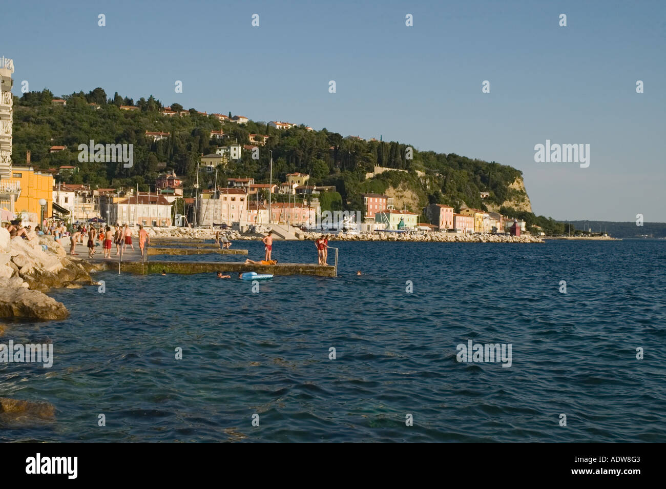 Piran swimming hi-res stock photography and images - Alamy