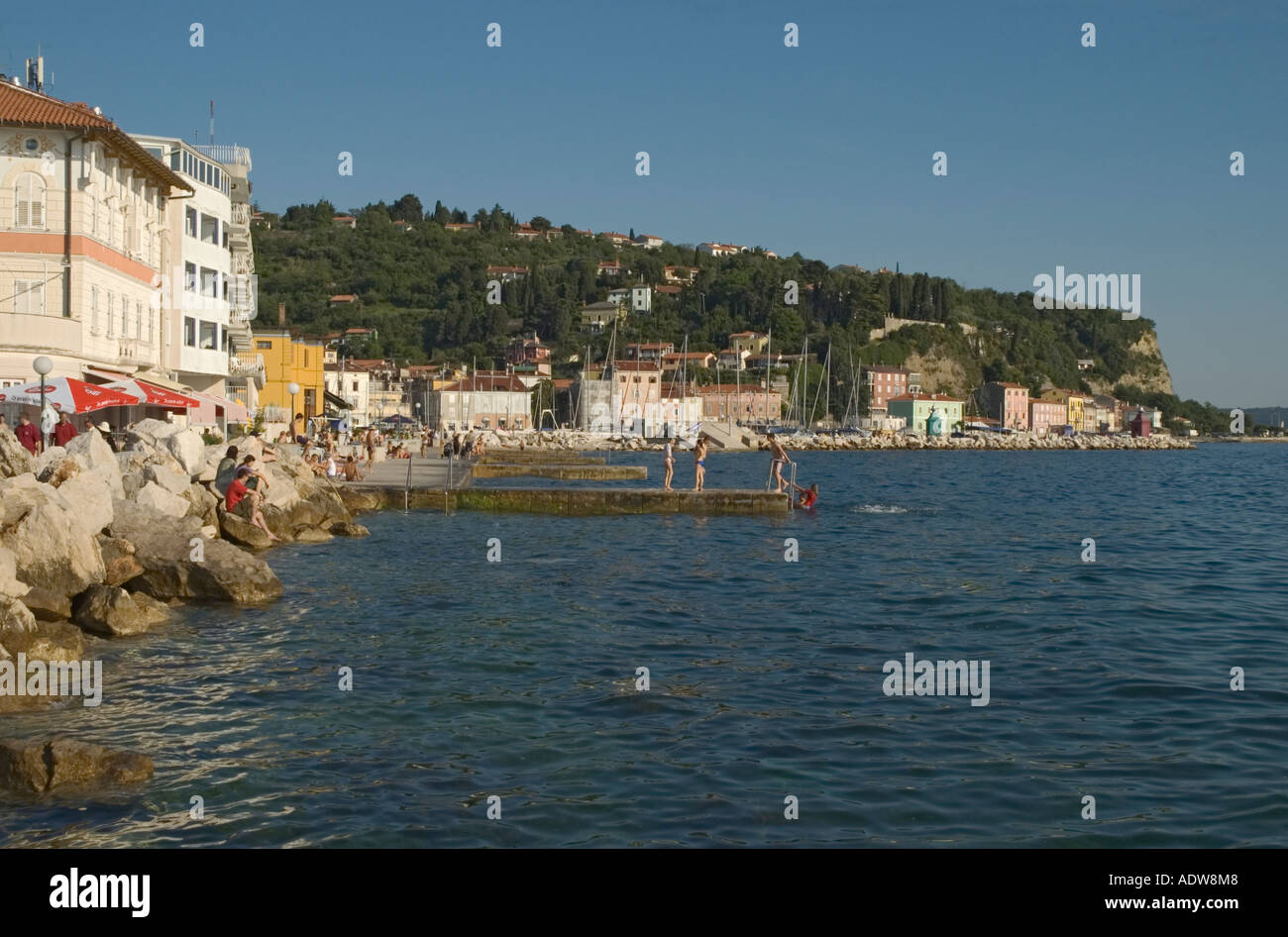 Piran Swimming High Resolution Stock Photography and Images - Alamy