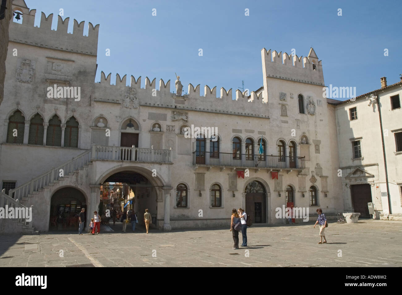Slovenia Koper Tito Square Praetorian Palace Stock Photo - Alamy