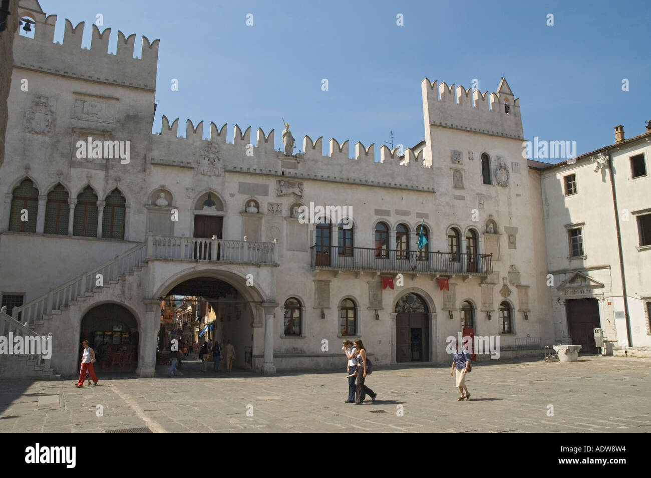 Slovenia Koper Tito Square Praetorian Palace Stock Photo - Alamy