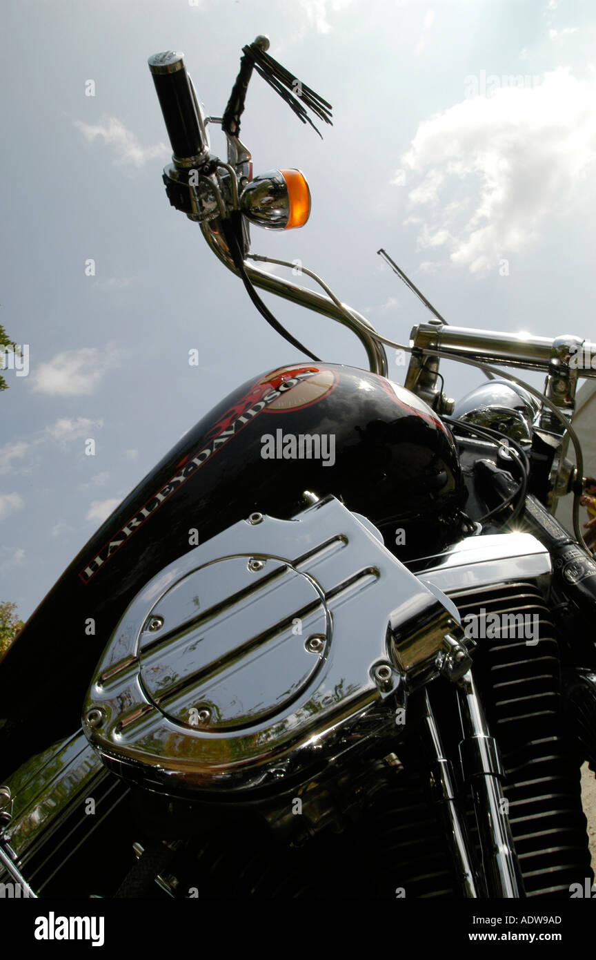 Motorcyclist get together bike harley davidson hi-res stock photography ...