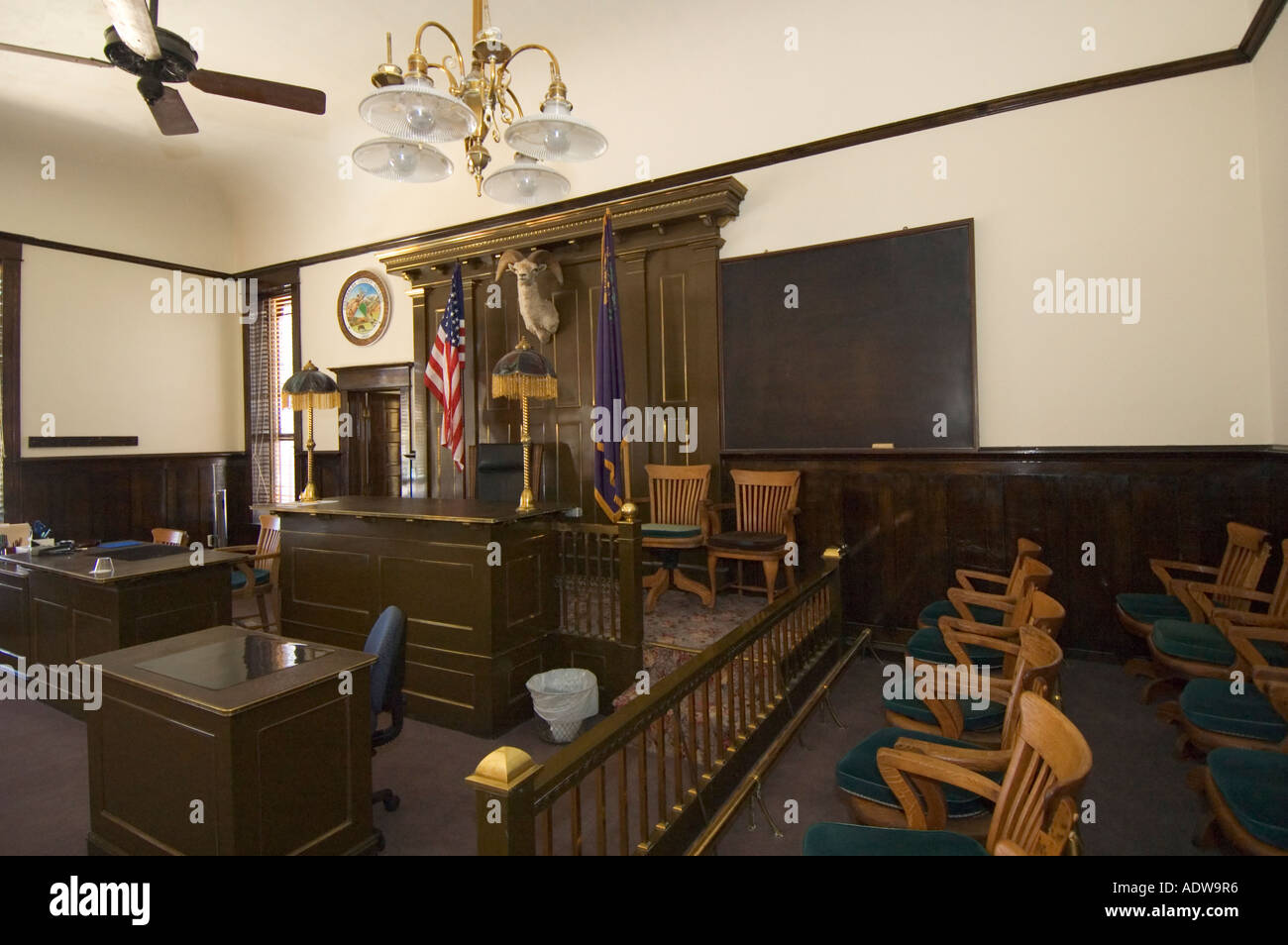 Courtroom interior hi-res stock photography and images - Alamy