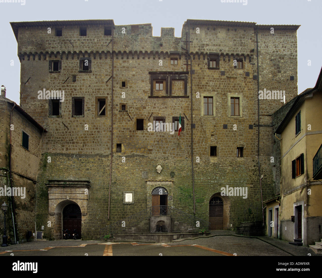 Italy, Lazio - Palazzo Madama ( Pacelli Palace ) in Onano Stock Photo ...