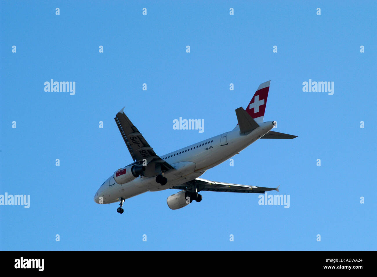 aircraft before landing Stock Photo - Alamy