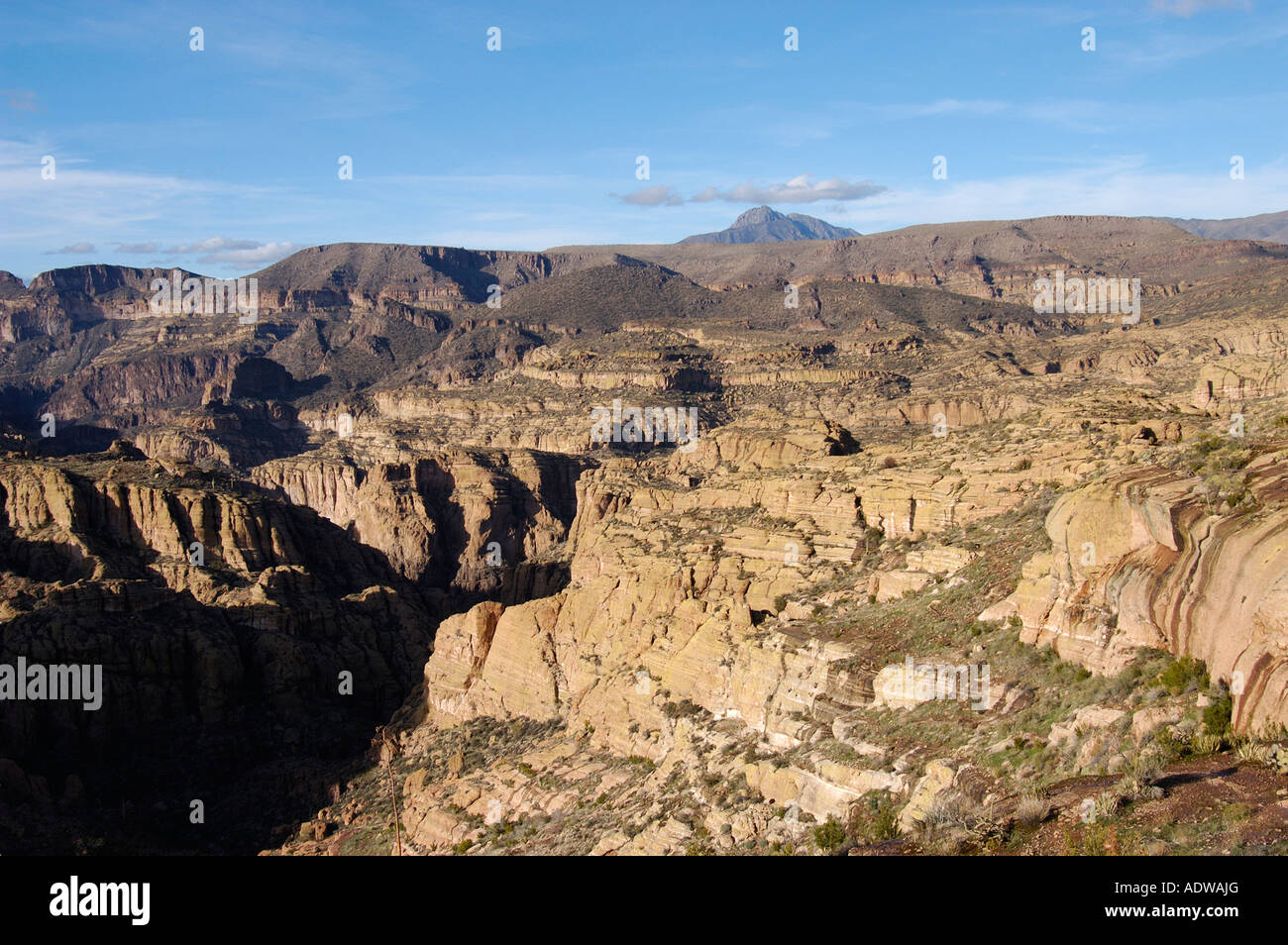 Fish Creek Hill Tonto National Forest Apache Trail Arizona USA Stock ...