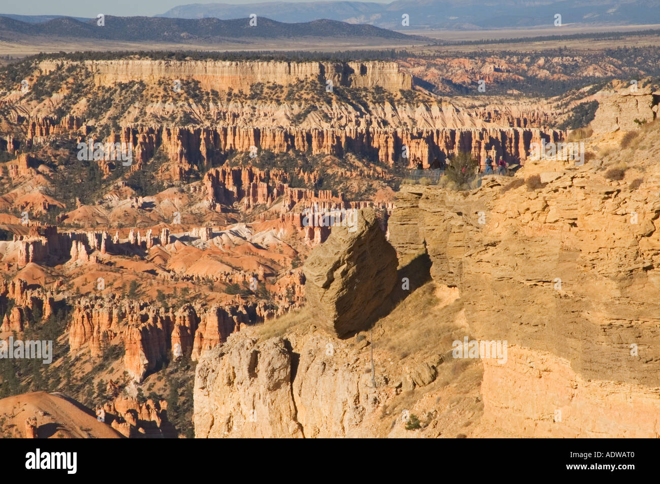 Utah Bryce Canyon National Park Bryce Point view toward Bryce ...