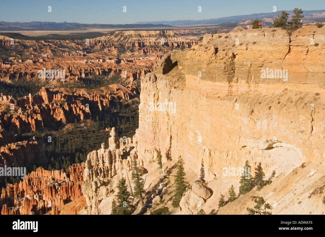 Utah Bryce Canyon National Park Bryce Point view toward Bryce ...