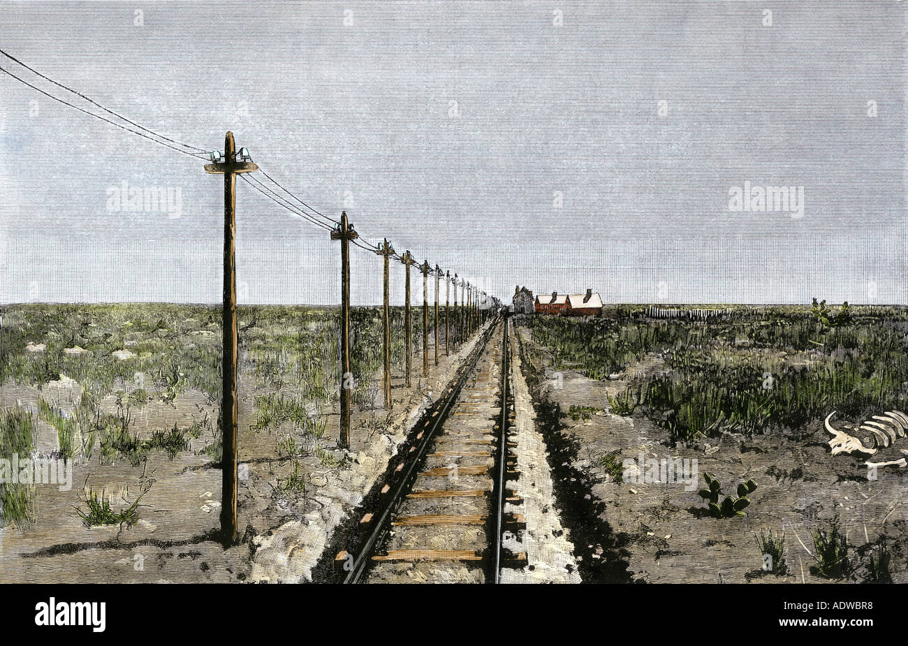 Great plains railway 1800s hi-res stock photography and images - Alamy