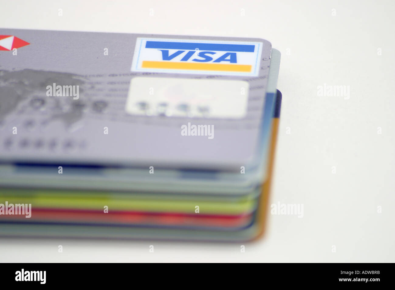 Stack of credit cards Stock Photo - Alamy