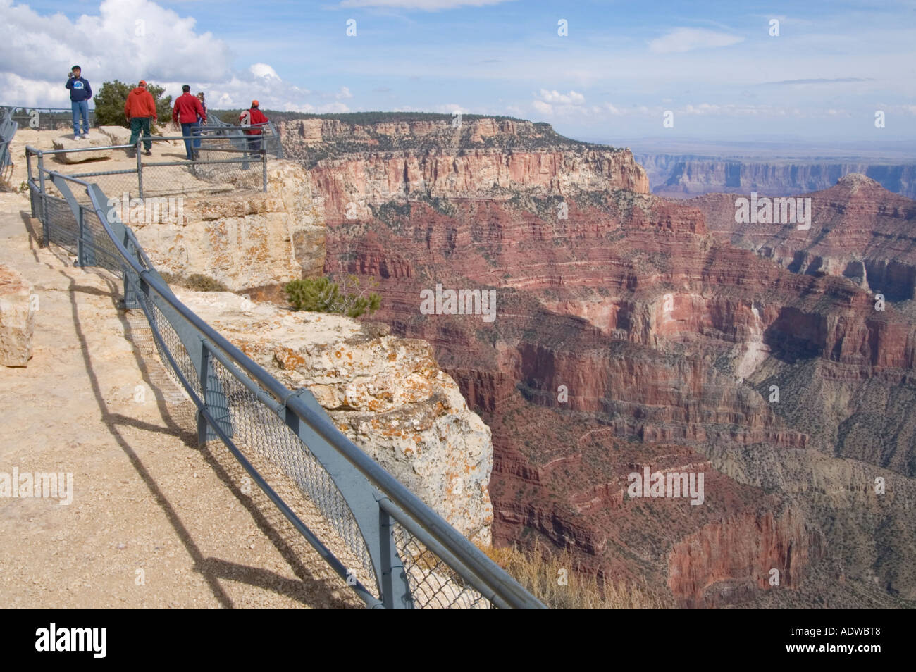 Angels window on the north rim of the grand canyon hi-res stock ...