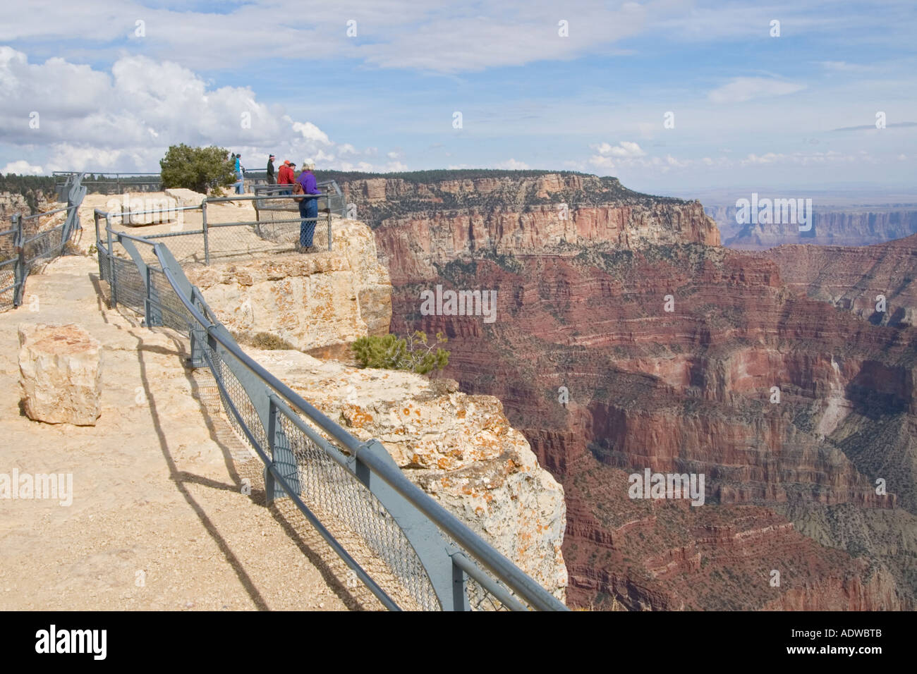 Arizona Grand Canyon National Park North Rim view from Angels Window ...