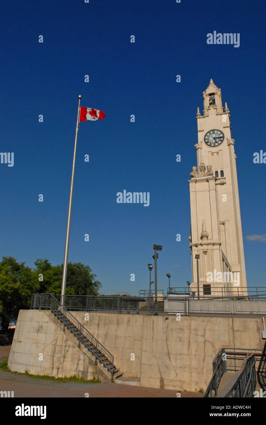 Clock Tower Old Port of Montreal Quebec Canada Stock Photo - Alamy