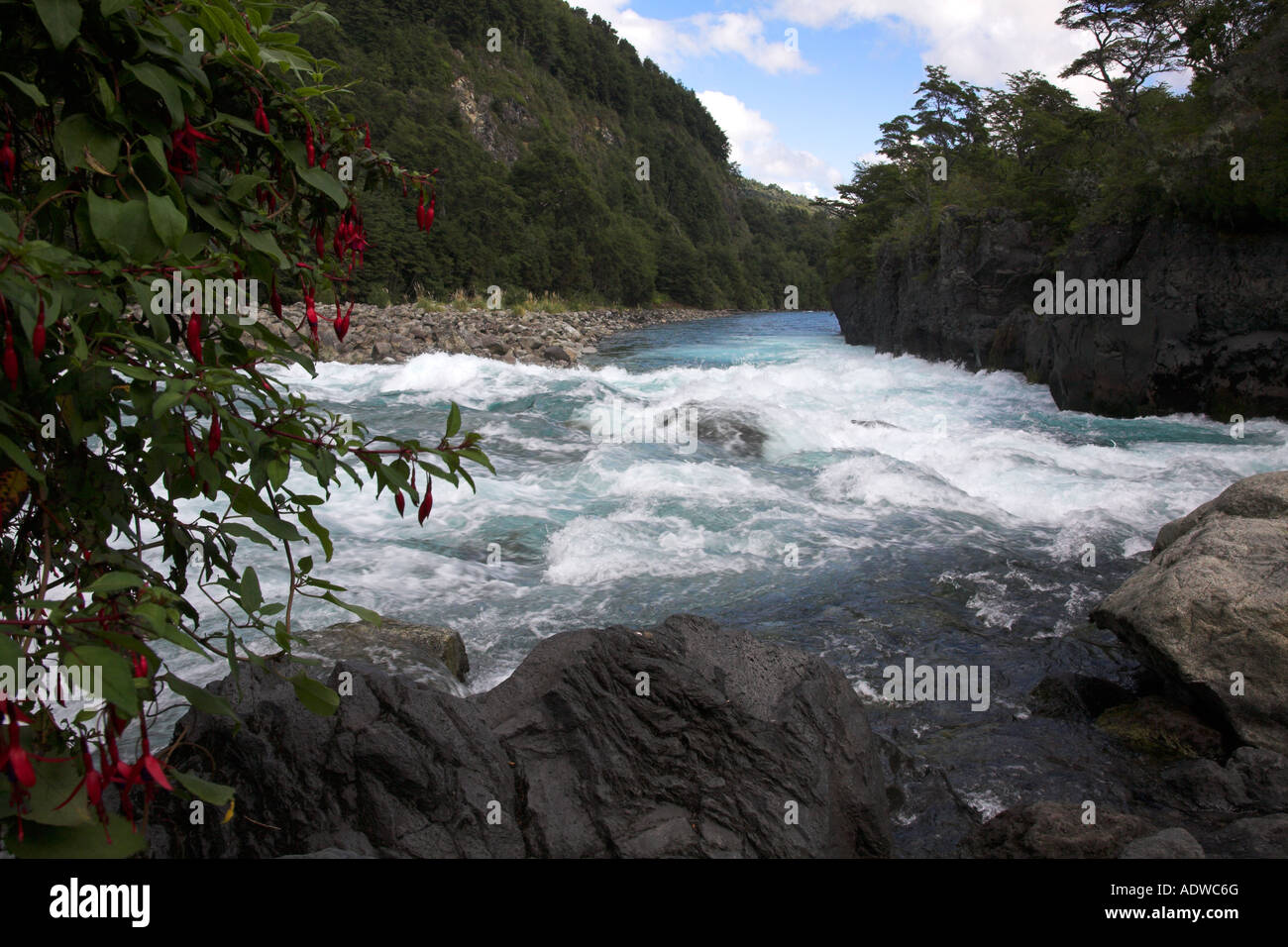Rio Petrohué Chile South America Stock Photo - Alamy
