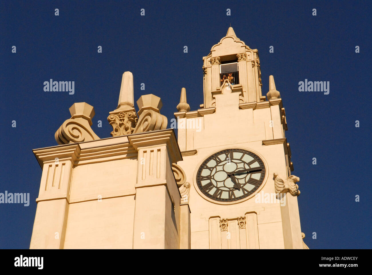 Clock Tower in the Old Port of Montreal Quebec Canada Stock Photo - Alamy