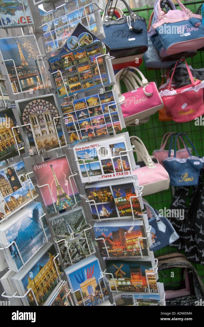 Postcards of Paris France Stock Photo - Alamy