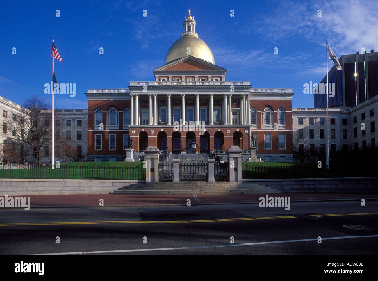 Capitol Building Boston Massachusetts Stock Photo - Alamy
