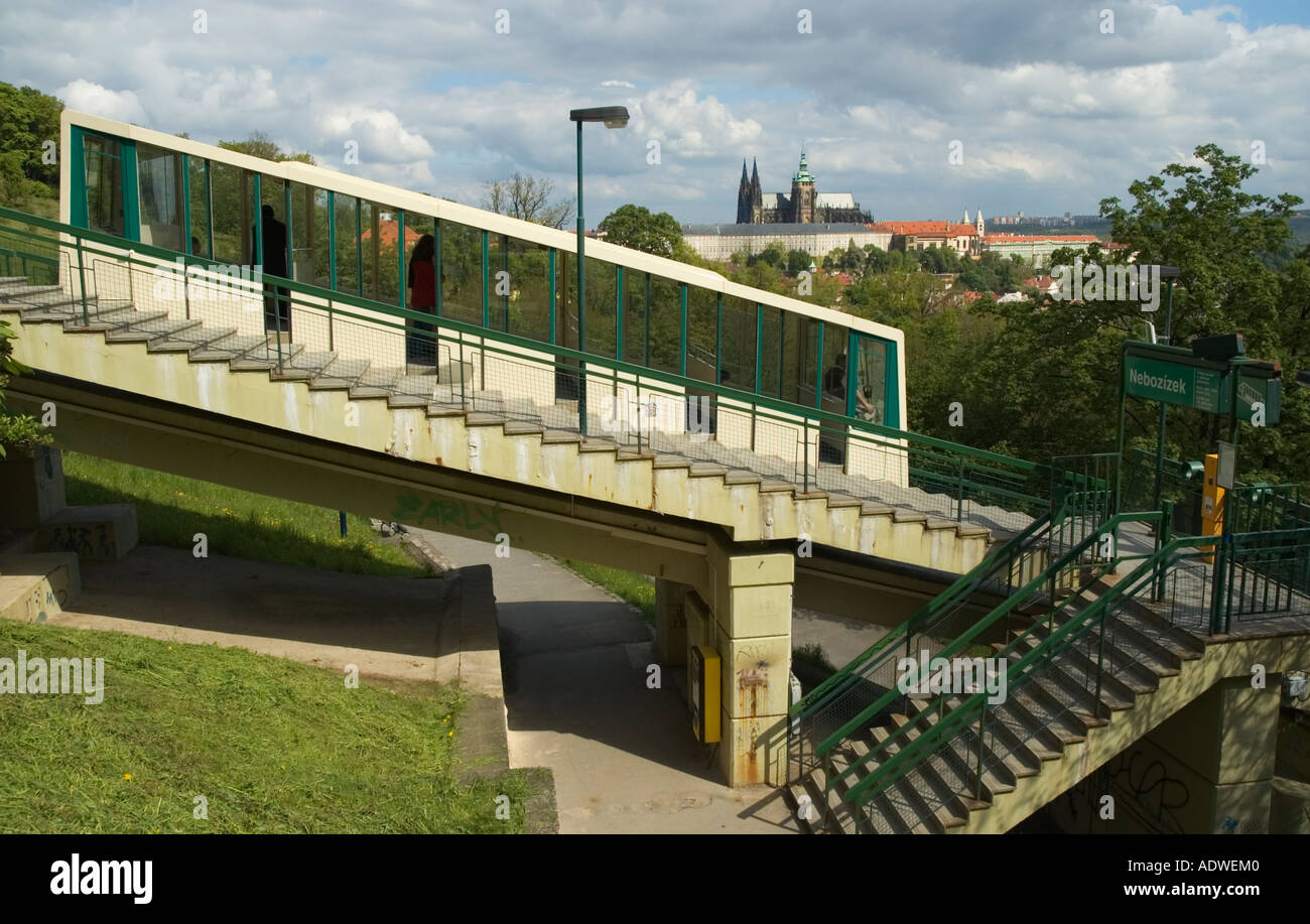 Prague funicular railway hi-res stock photography and images - Alamy