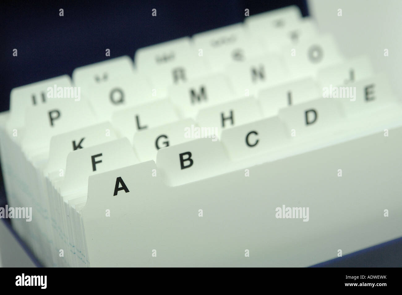 Index card box hi-res stock photography and images - Alamy