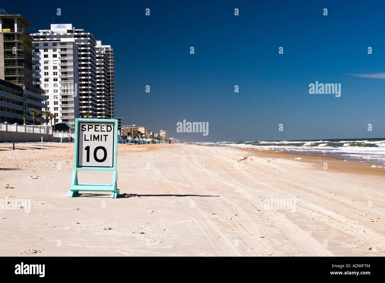 Beach Traffic Lanes Stock Photo - Alamy