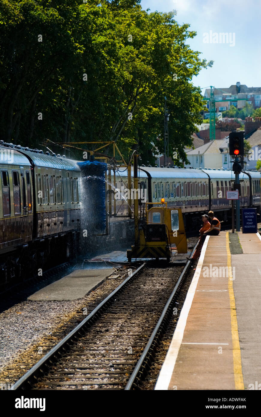 Steam Railway Washing Machine Stock Photo - Alamy