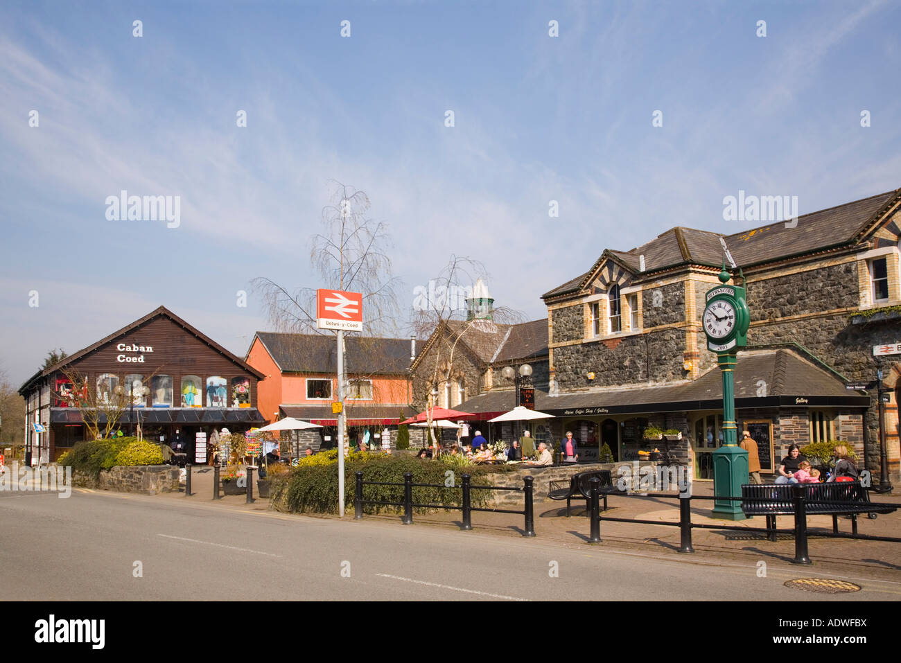 Conwy Valley Railway Station museum, shops and cafes in regenerated ...