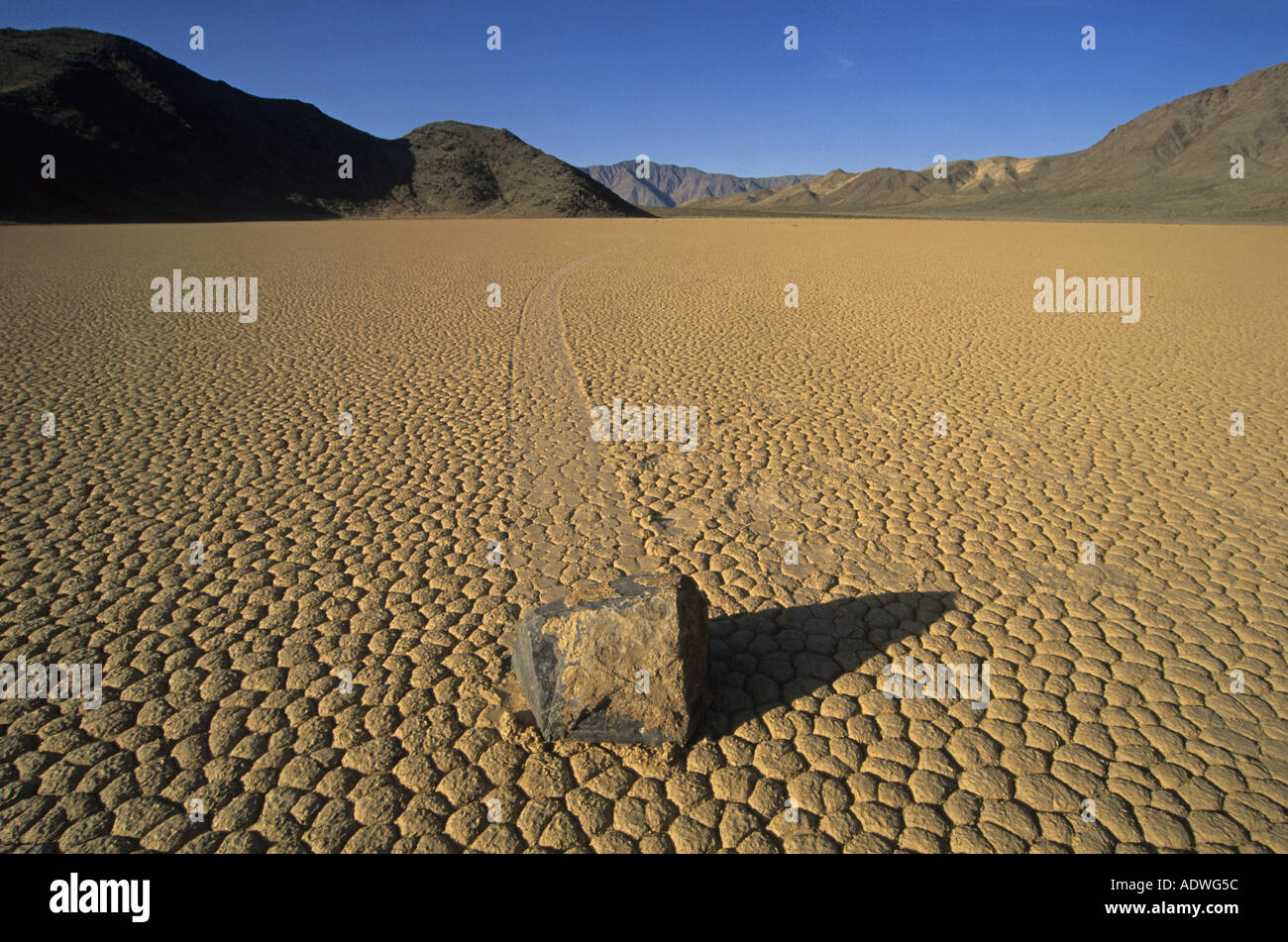 U S A California The Racetrack Valley of the Sliding Stones Death ...