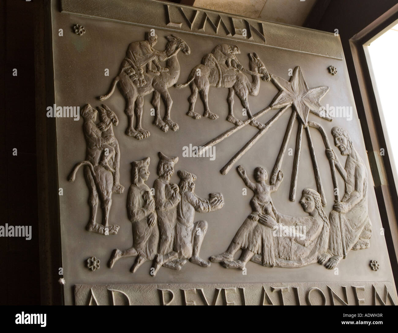 The Basilica of the Annunciation Star of Bethlehem Door fragment ...