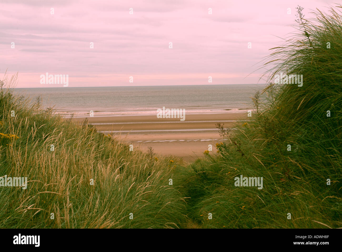 Mablethorpe Beach sunrise Stock Photo - Alamy