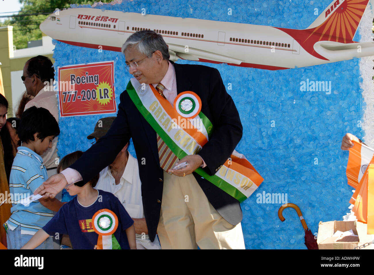 Air India Float in India Independence Day Parade Stock Photo - Alamy