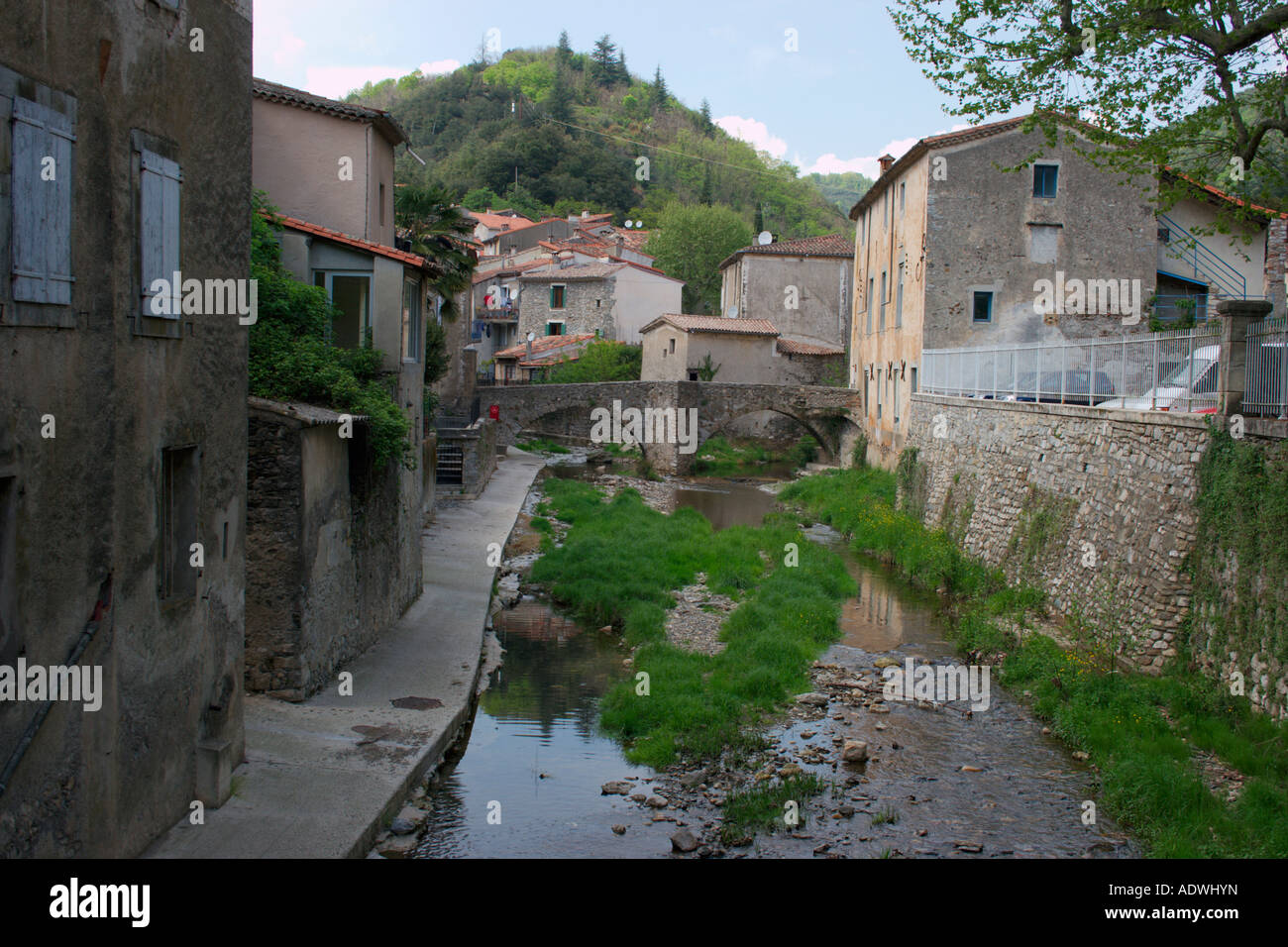 St laurent le minier village hi-res stock photography and images - Alamy