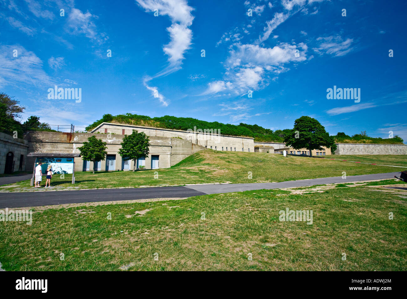 Fort Warren, Georges Island, Massachusetts, USA Stock Photo - Alamy