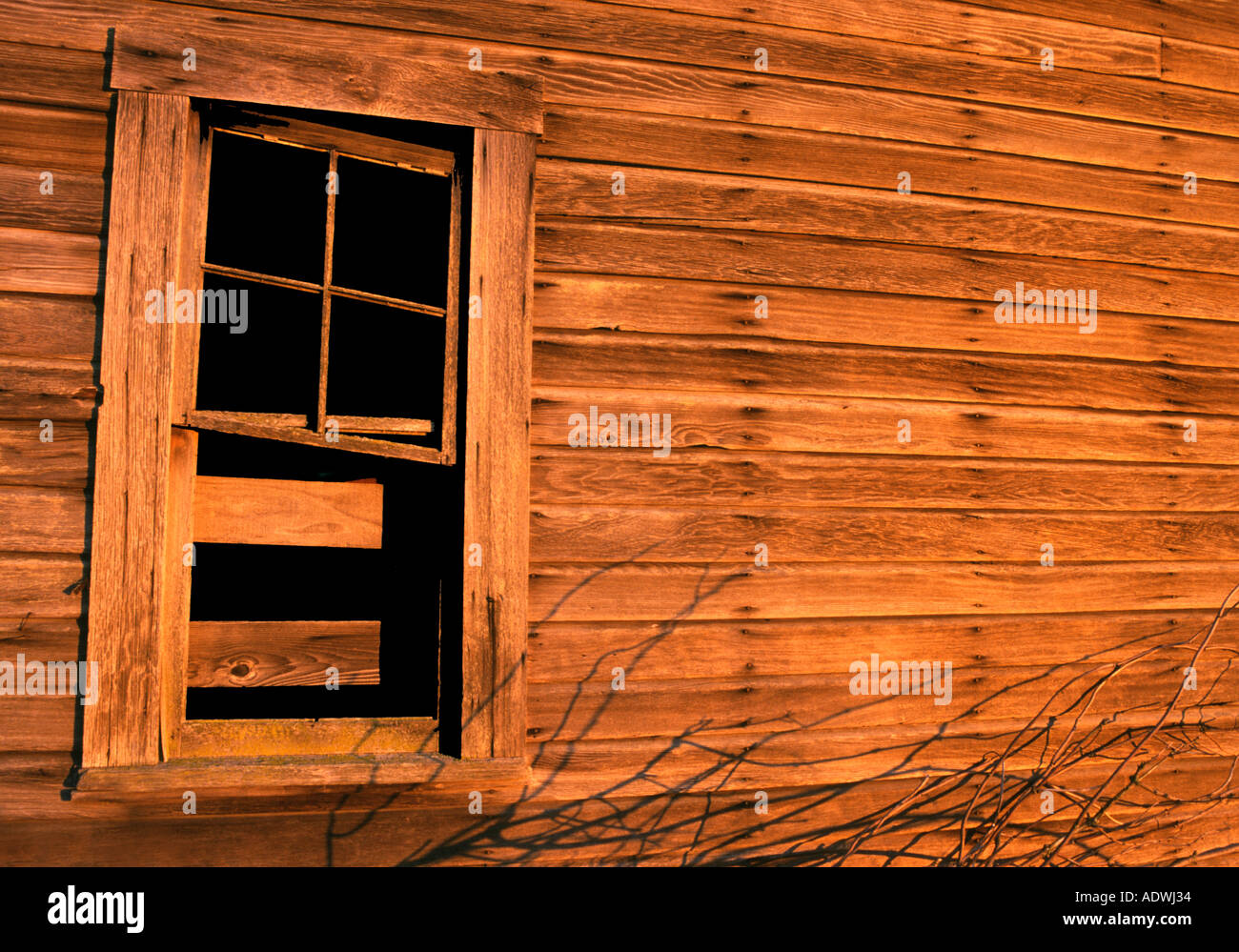 Old weathered barn window Stock Photo - Alamy