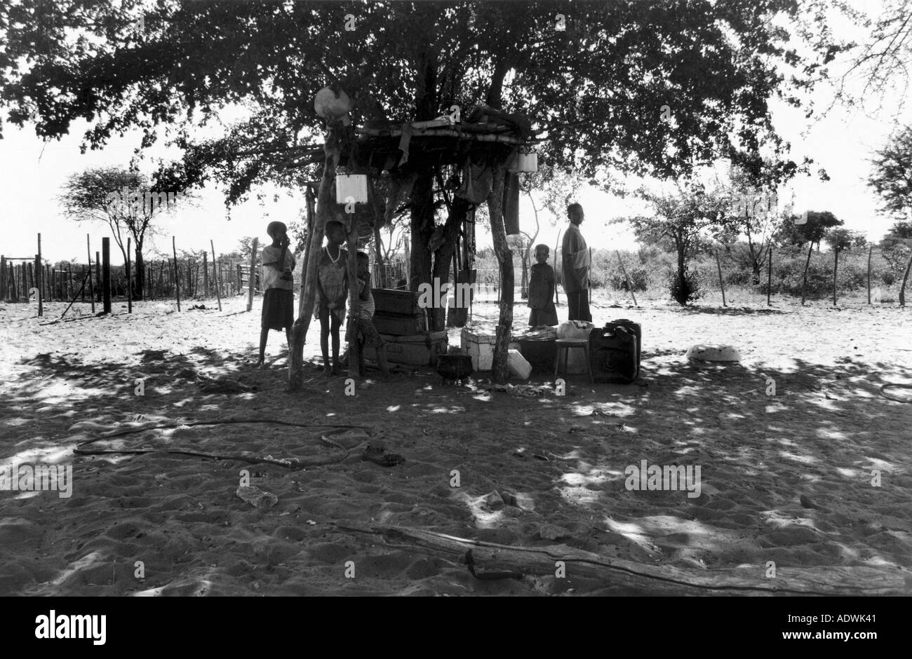 The Ju hoansi San of Nyae Nyae Namibia Stock Photo - Alamy