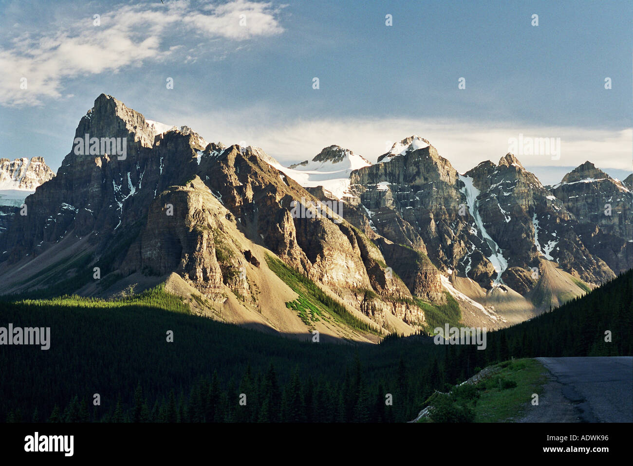Valley of the ten peaks Stock Photo - Alamy