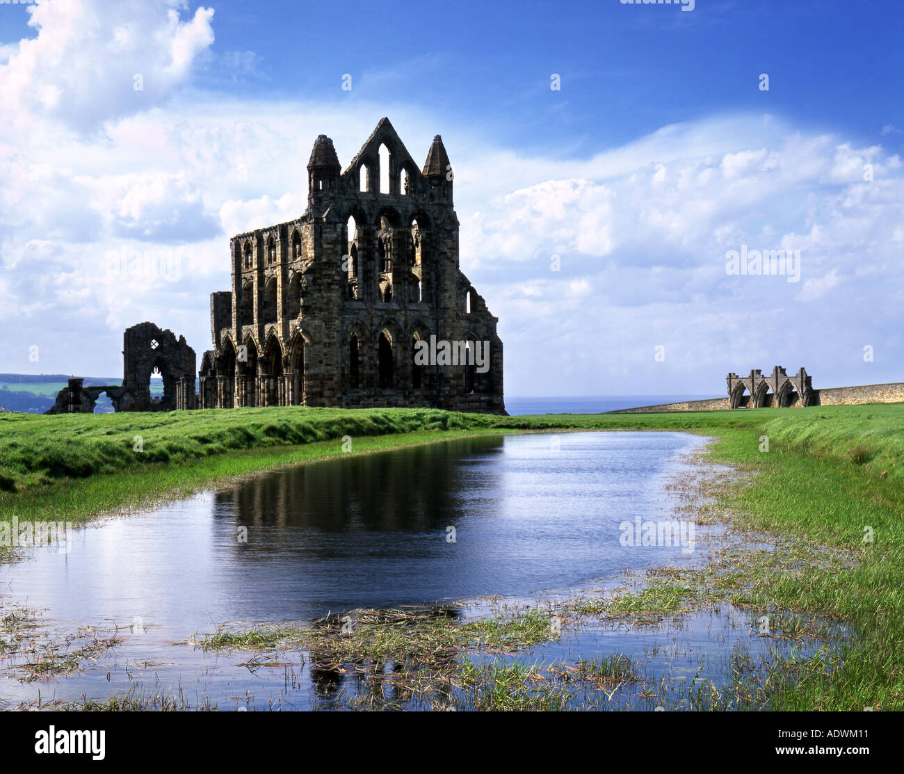 Whitby abbey yorkshire spring hi-res stock photography and images - Alamy