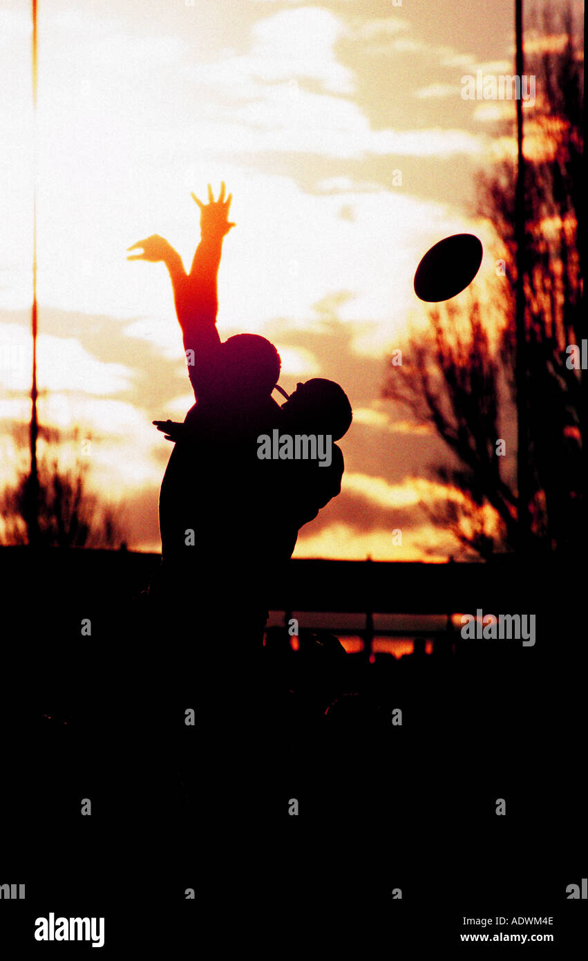 Action lineout line out jump hi-res stock photography and images - Alamy