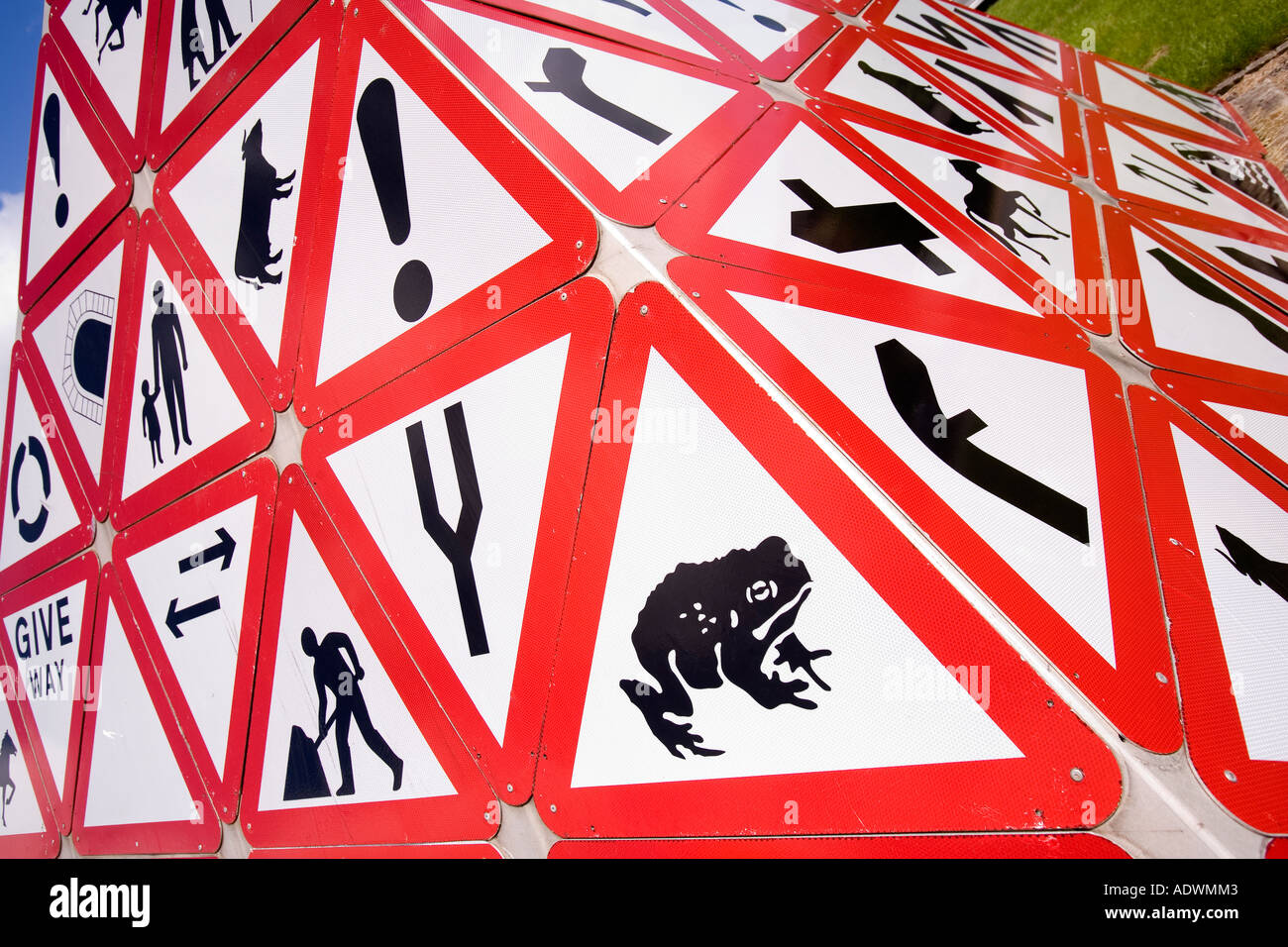 Magic Roundabout Road Sign High Resolution Stock Photography and Images ...