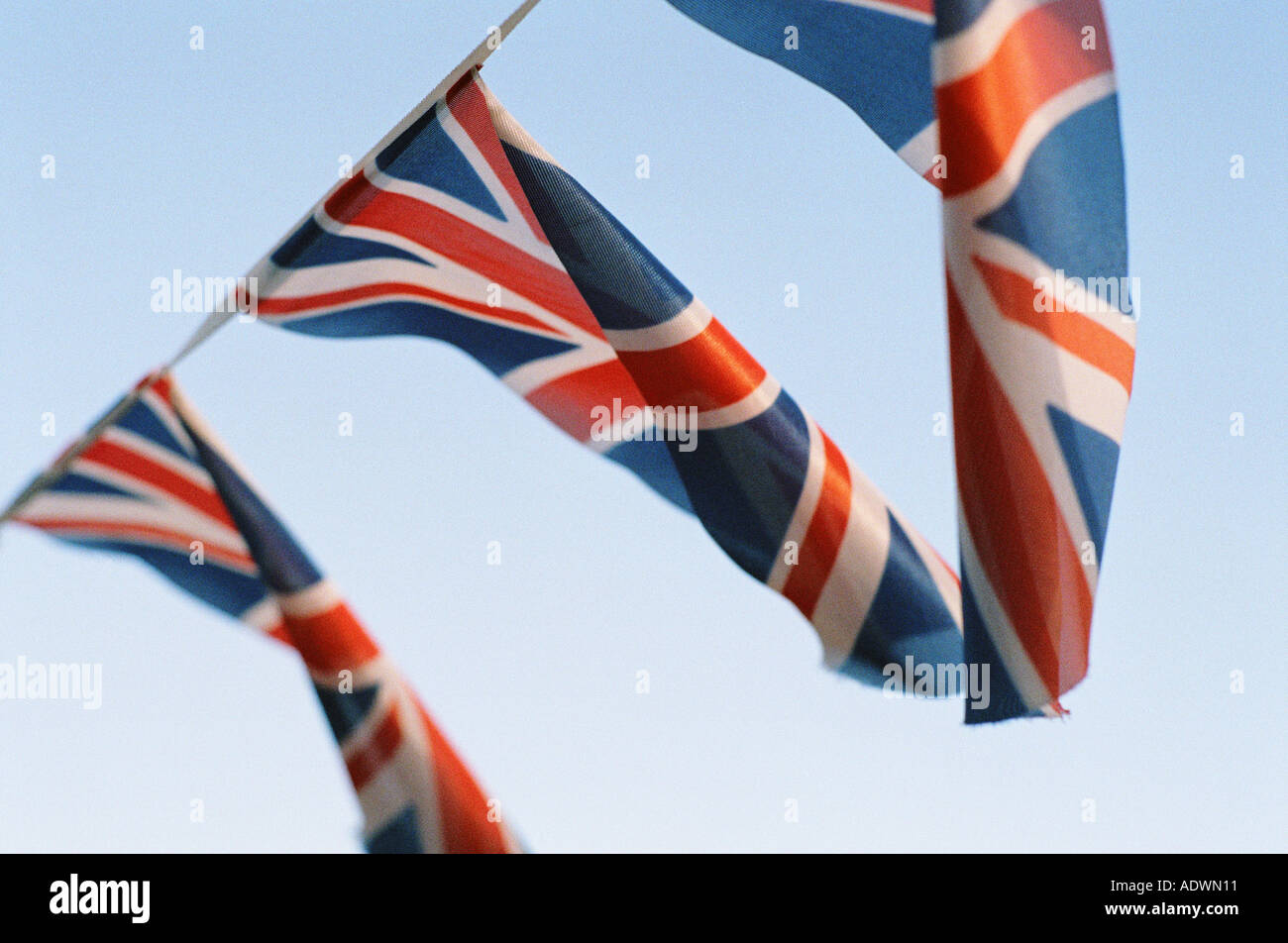 Union Jack bunting Stock Photo - Alamy