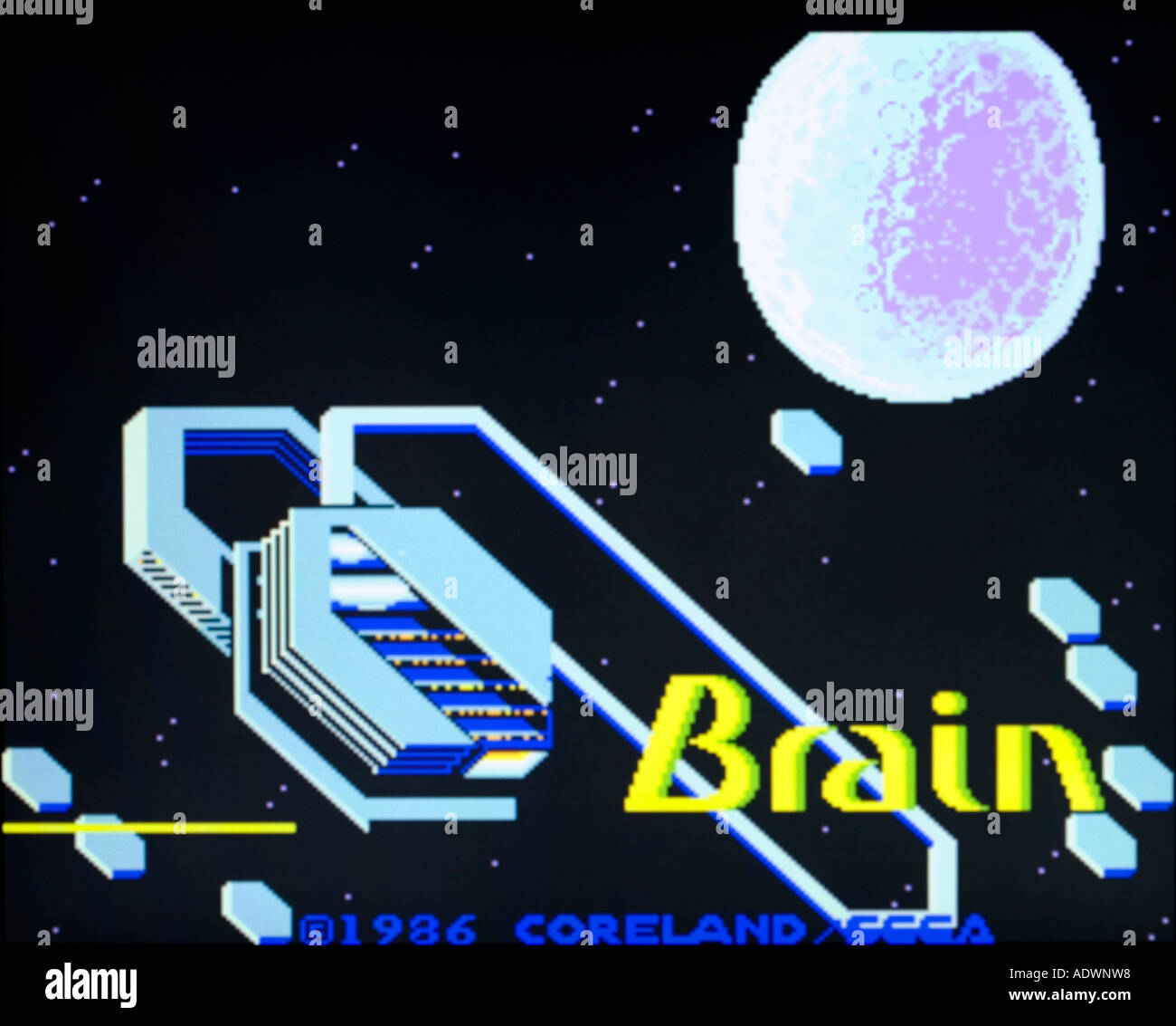 Brain Coreland Sega 1986 vintage arcade videogame screenshot ...