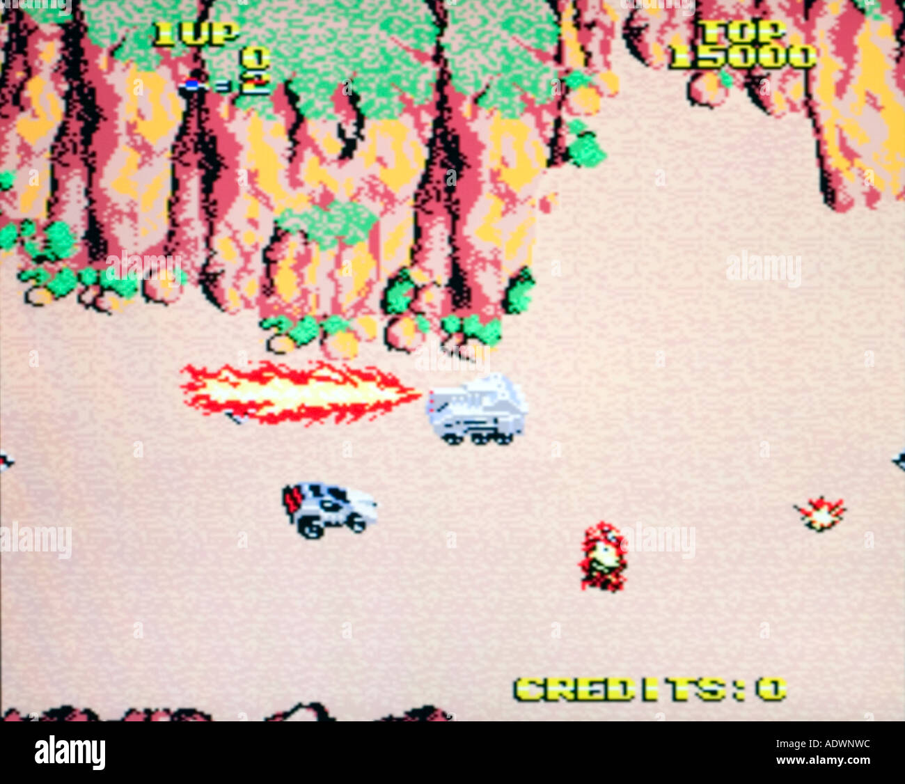 Breakthru Data East 1986 vintage arcade videogame screenshot ...