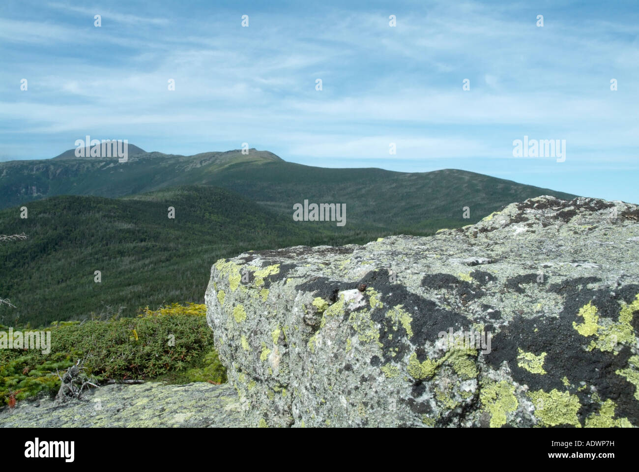Mount Washington from Mount Isolation White Mountains New Hampshire USA ...