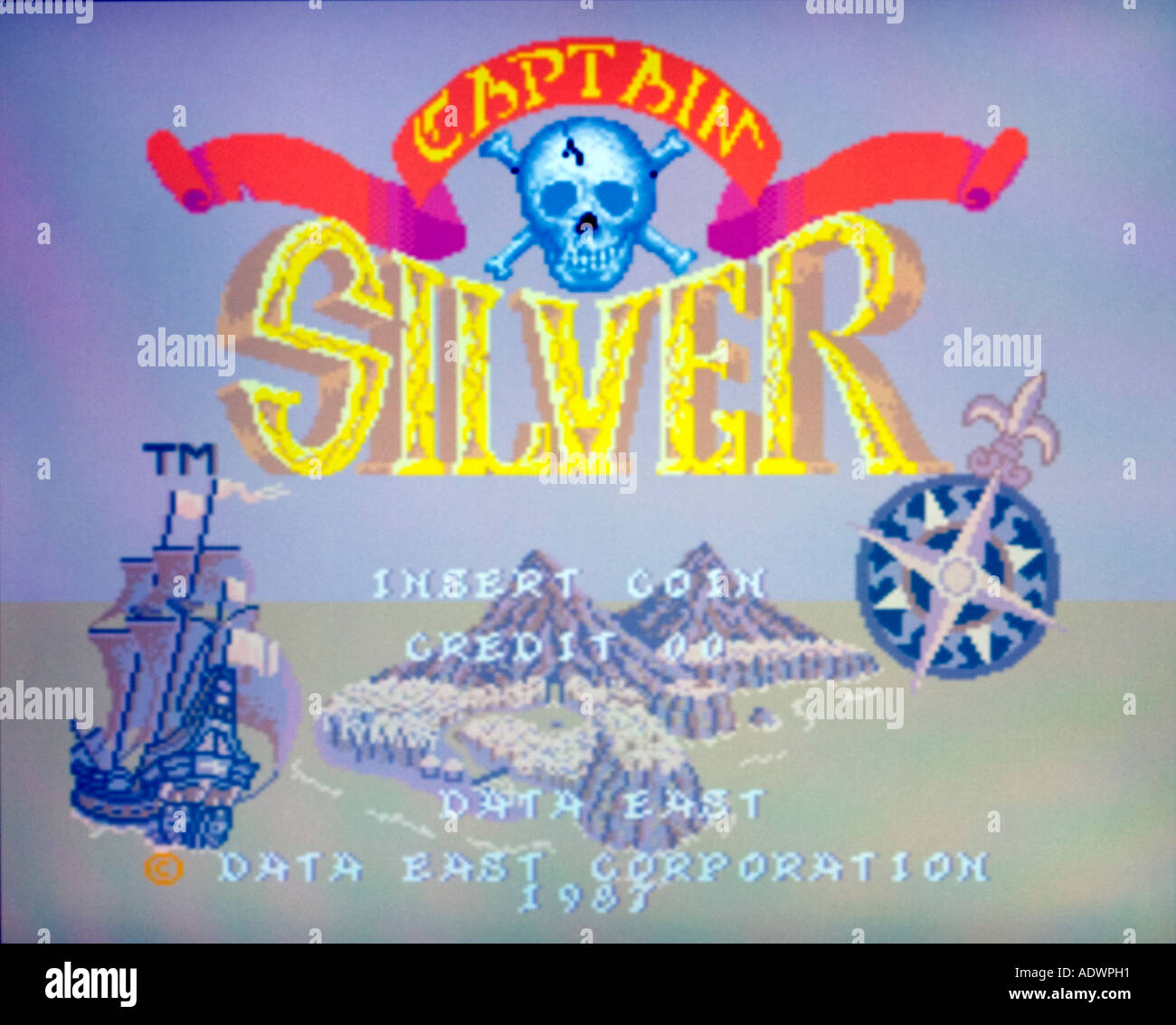 Captain Silver Data East 1987 vintage arcade videogame screenshot ...