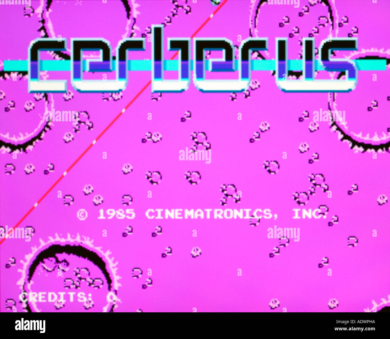 Cerberus Cinematronics Inc 1985 vintage arcade videogame screenshot ...
