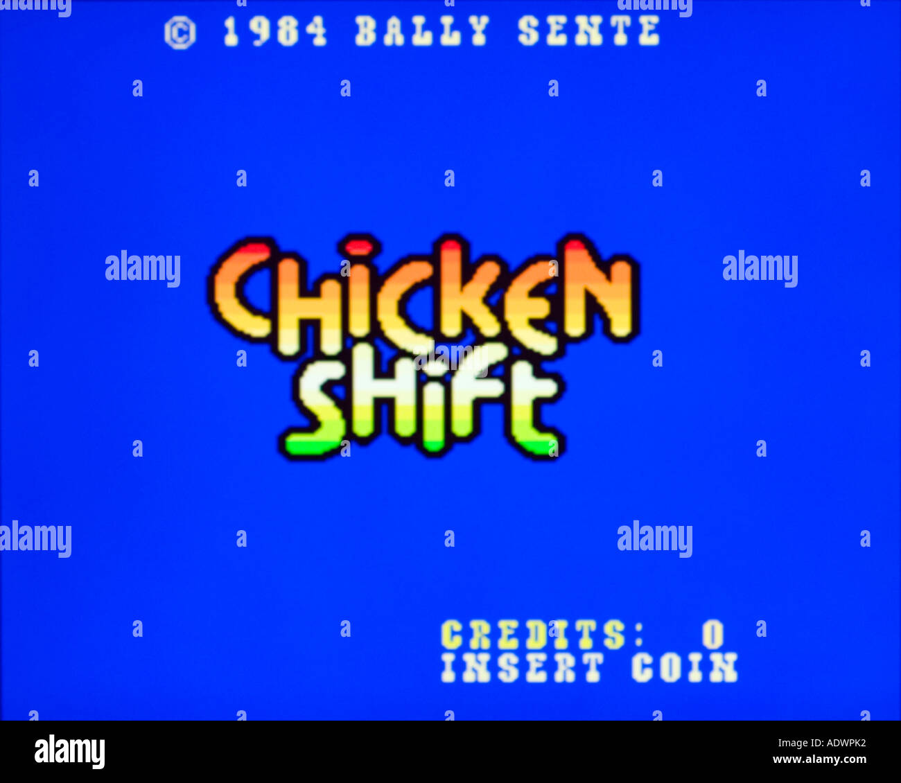 Chicken Shift Bally Sente 1984 vintage arcade videogame screenshot ...