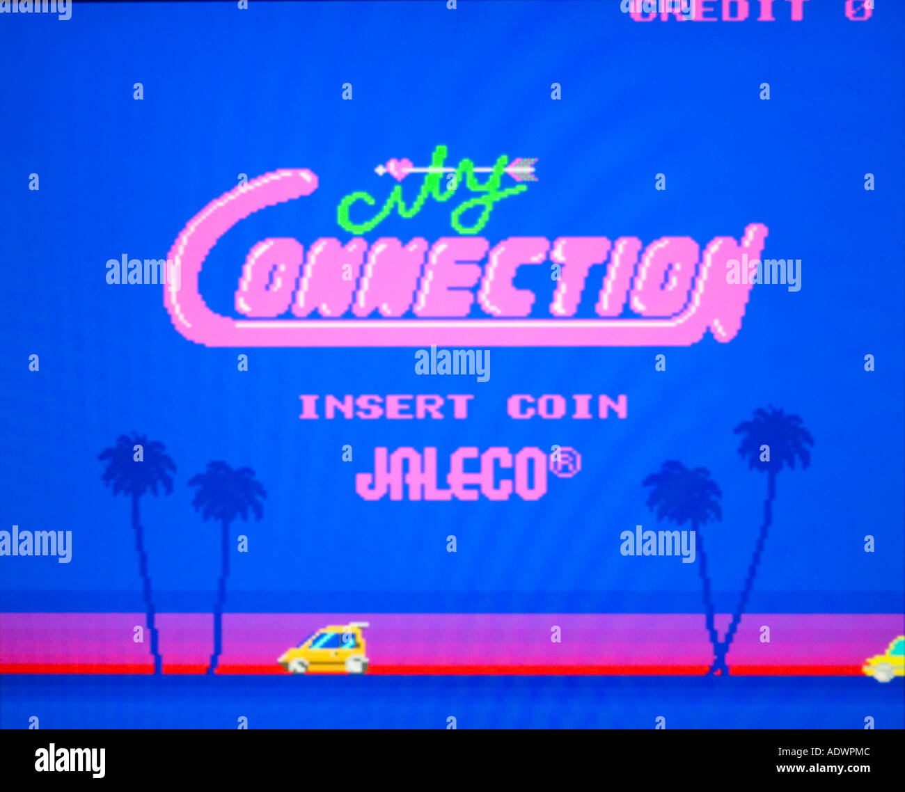 City Connection Jaleco 1985 vintage arcade videogame screenshot ...